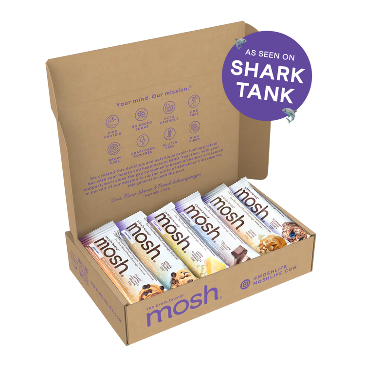 MOSH Protein Bars Variety Pack | 15 Count | MOSH