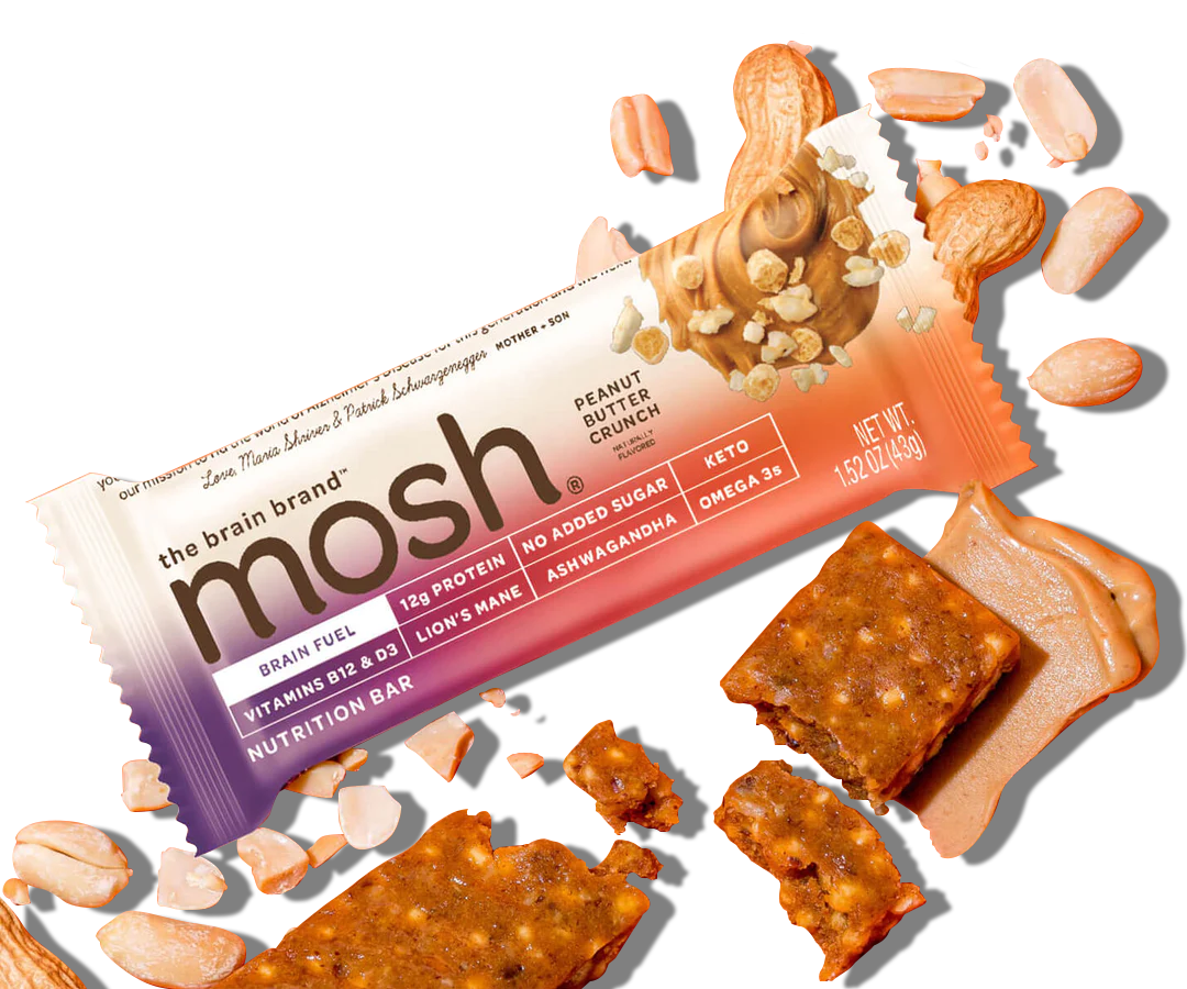 MOSH Peanut Butter Crunch Protein Bars | Gluten-Free & Keto