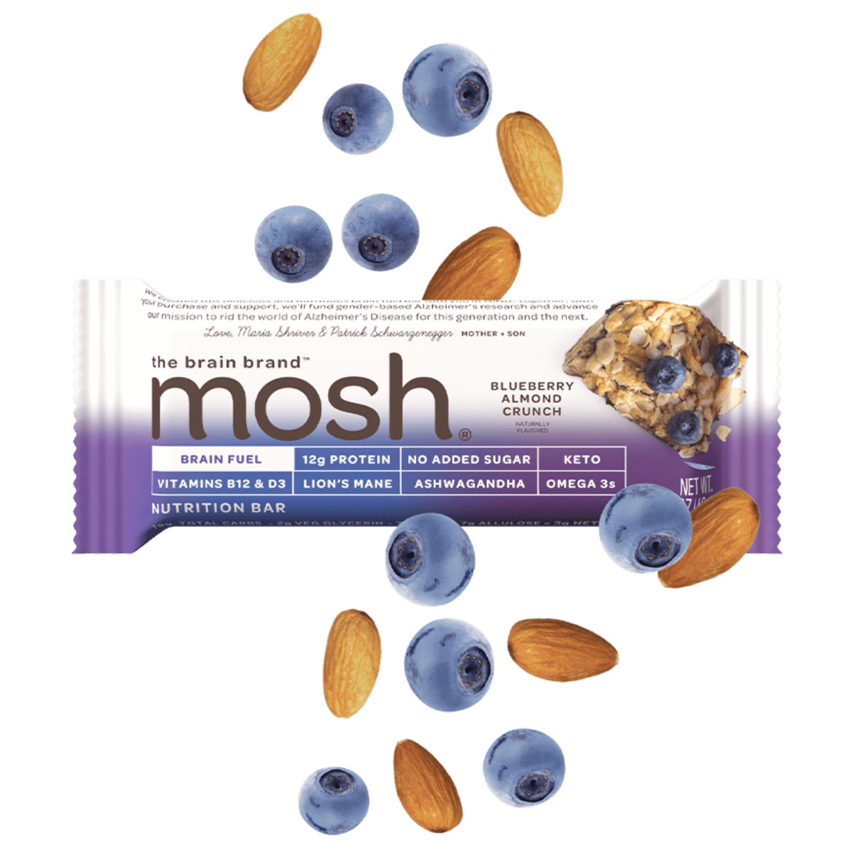 MOSH Protein Bars Variety Pack | 15 Count | MOSH