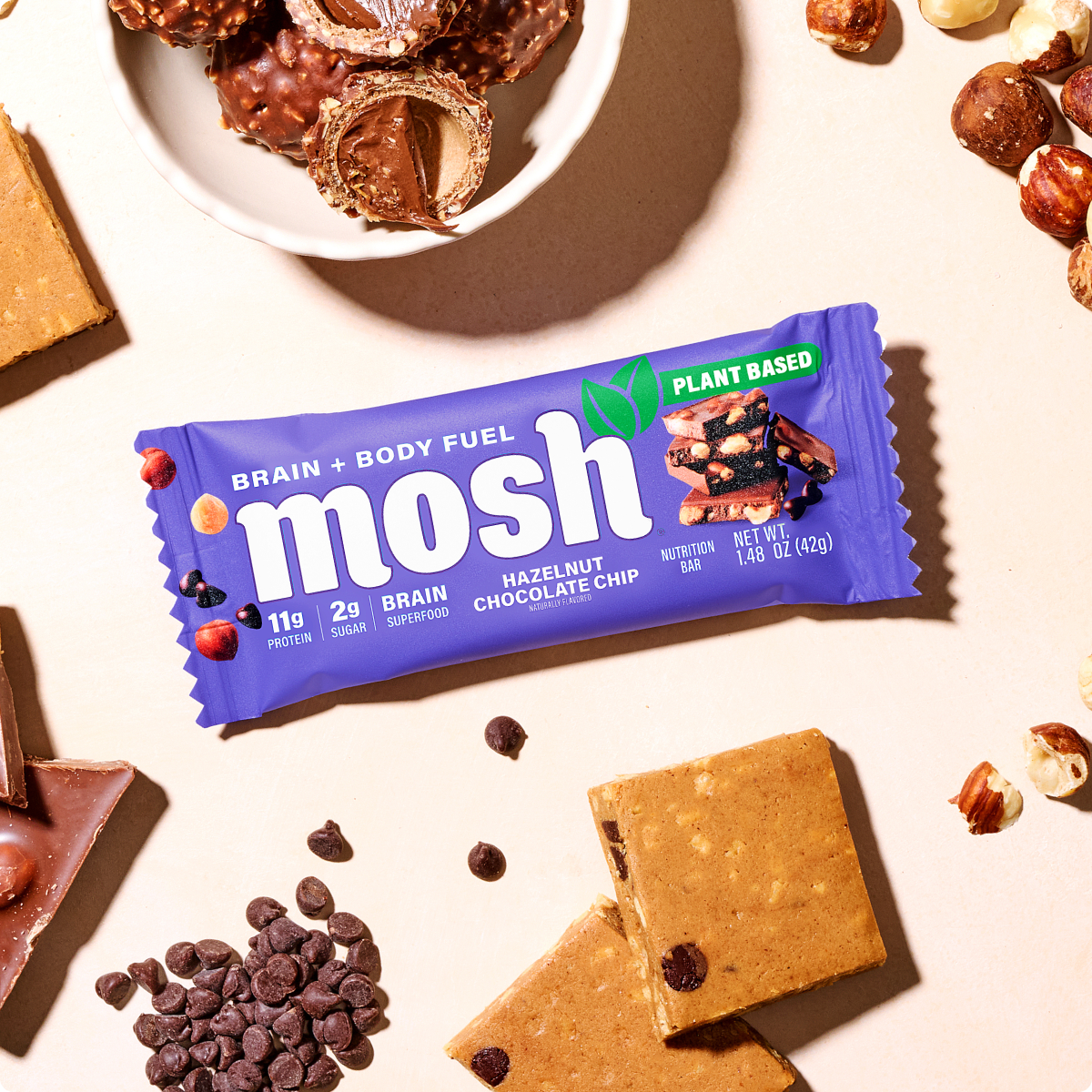 MOSH | A Protein Bar Made for Your Brain