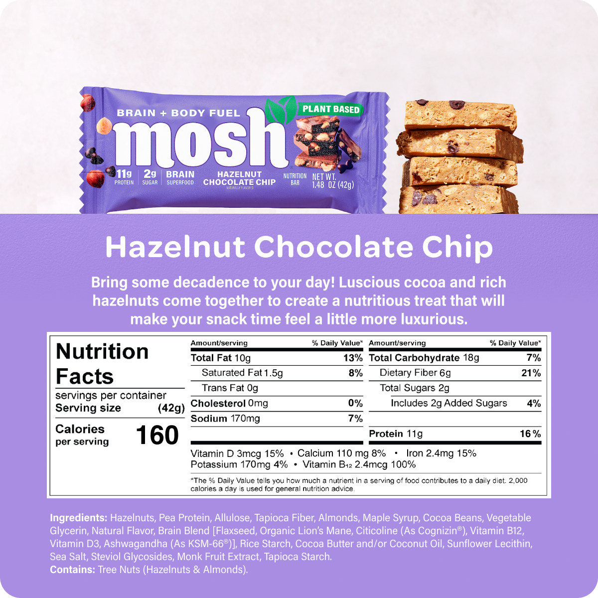 MOSH Protein Bars | Plant Powered Variety Pack