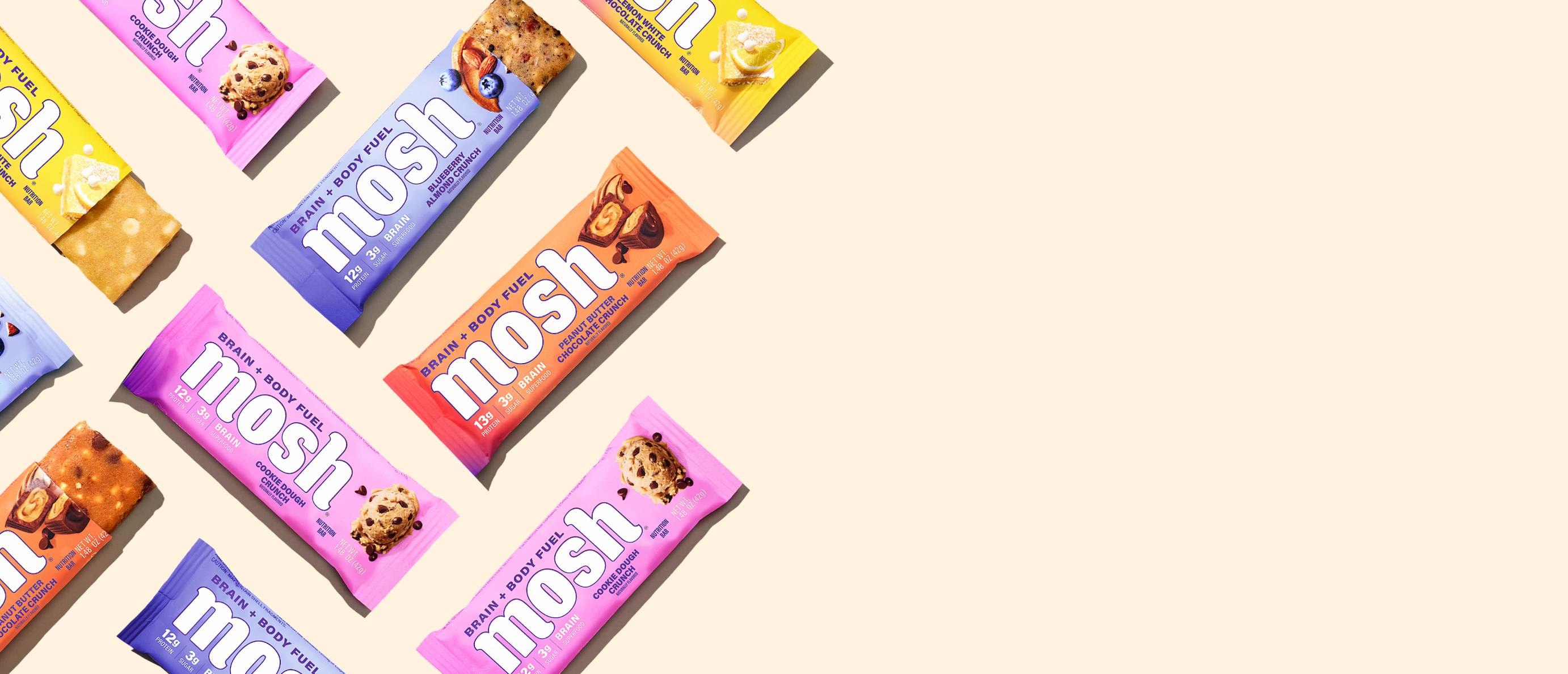 MOSH Protein Bars | The Brain Brand