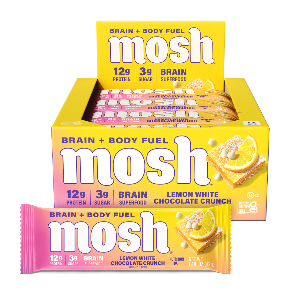 MOSH Protein Bars | Lemon White Chocolate Crunch