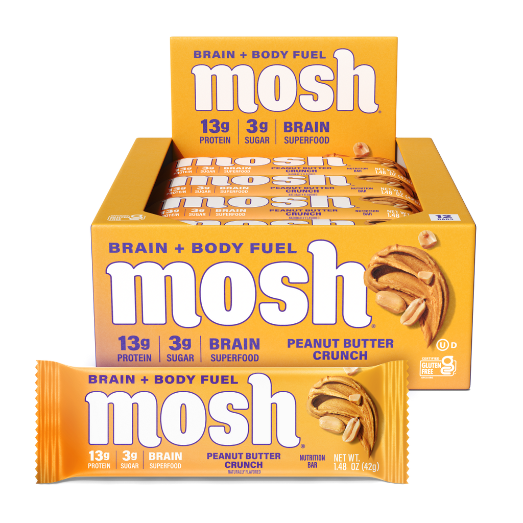 MOSH Peanut Butter Crunch Protein Bars | Gluten-Free & Keto