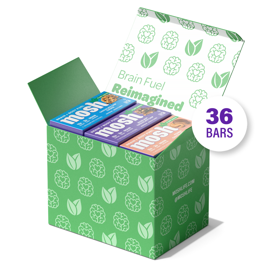 MOSH Plant Powered Party Pack | 36 Plant-Based Brain Health Bars