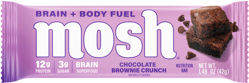 MOSH Vegan Plant-Based Protein Bar Variety Pack — 15 Bars | Brain ...
