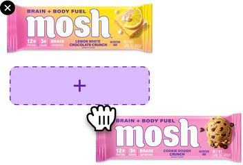 MOSH Vegan Plant-Based Protein Bar Variety Pack — 15 Bars | Brain ...